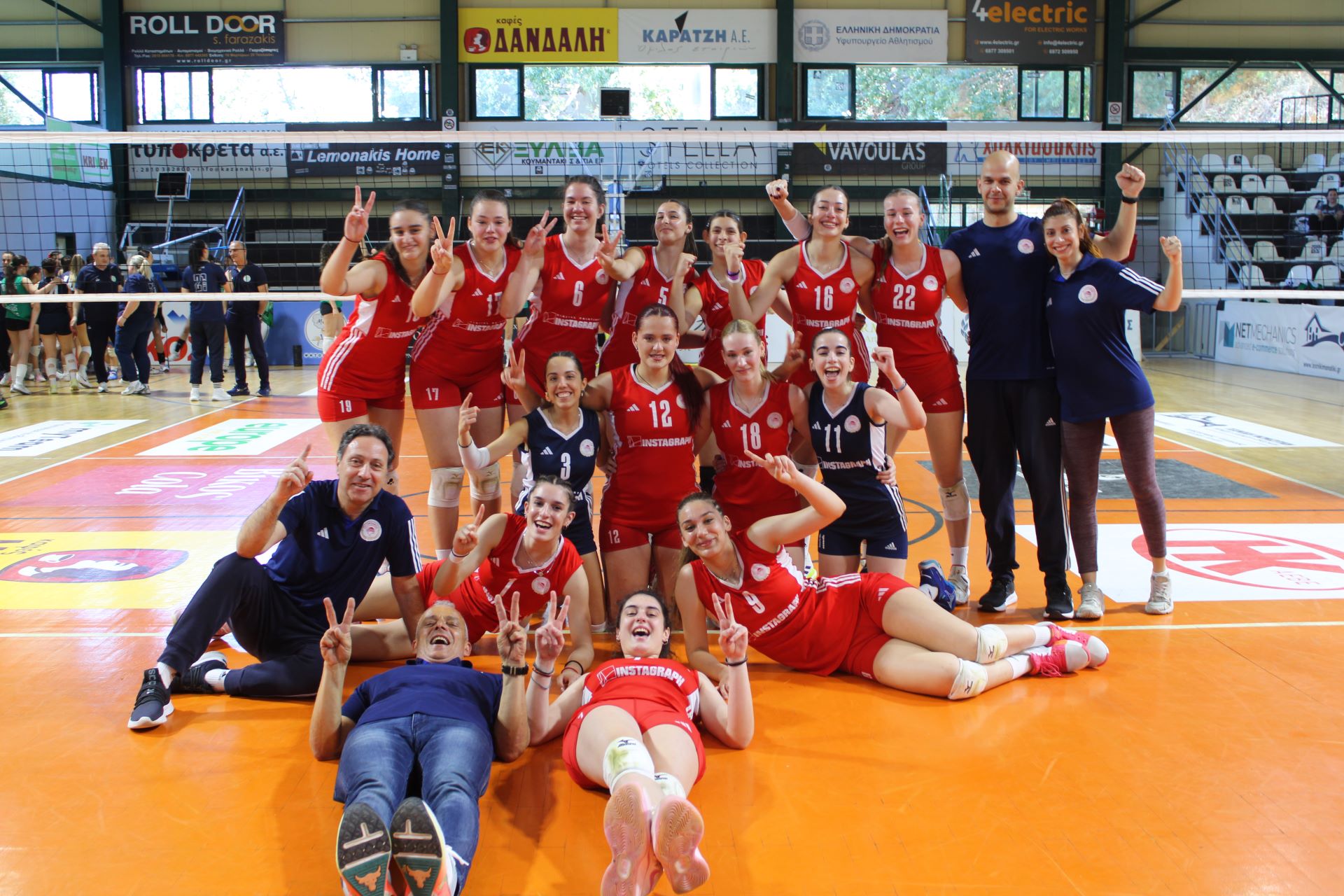 Πρωταθλήτριες Ελλάδος για δεύτερη σερί χρονιά οι Νεάνιδες του Θρύλου!